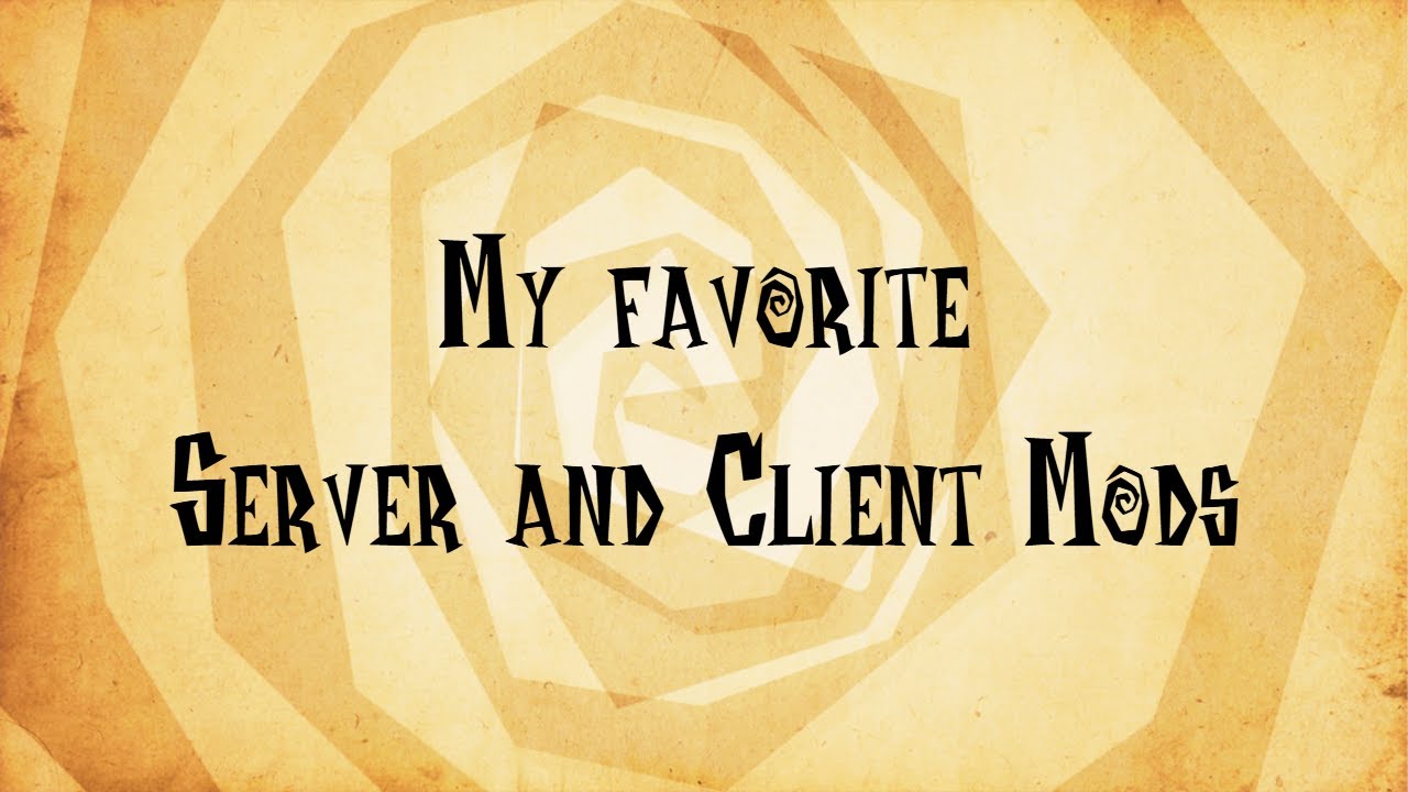 All My Favorite Client & Server Mods In One Video | Don’t Starve ...