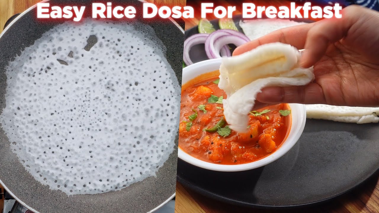 Easy Rice Roti For Breakfast Recipe - YouTube