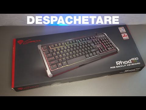 Genesis Rhod 400 RGB Backlit Gaming Keyboard - Despachetare | MovieNews ...
