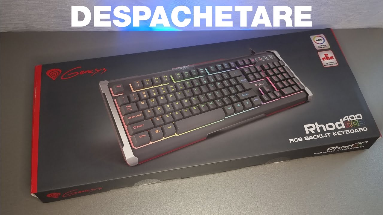 Genesis Rhod 400 RGB Backlit Gaming Keyboard - Despachetare | MovieNews ...