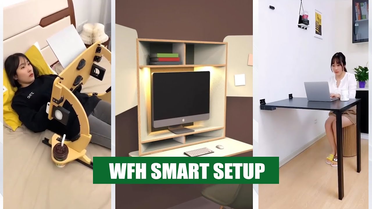 WORK FROM HOME | SMART SETUP | SMART FURNITURE - YouTube