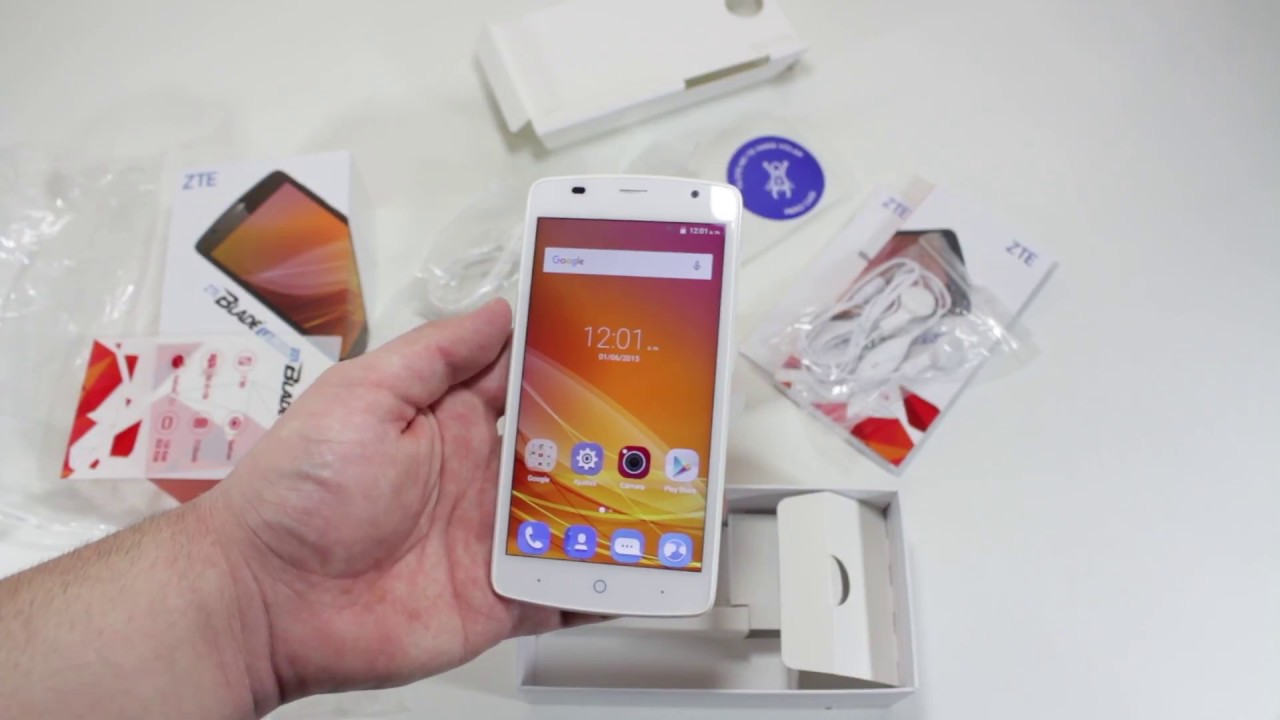 unboxing zte blade l5 plus - YouTube