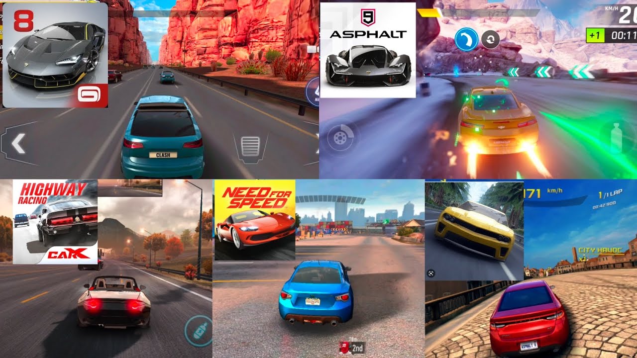 Asphalt 8-Asphalt 9 Legends-CarX Highway Racing-Need For Speed-Racing ...