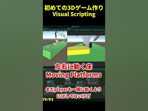 左右に動く床 Moving Platforms Unity Visual Scripting(Bolt)【3Dゲーム制作初心者】【Blender/3Dモデル/3Dモデリング/ひで/個人勢 ...