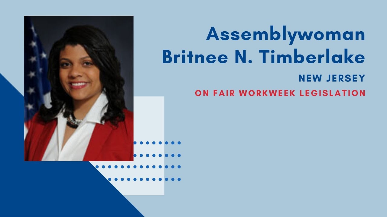 Fair Workweek: A Conversation with Assemblywoman Timberlake (NJ) - YouTube
