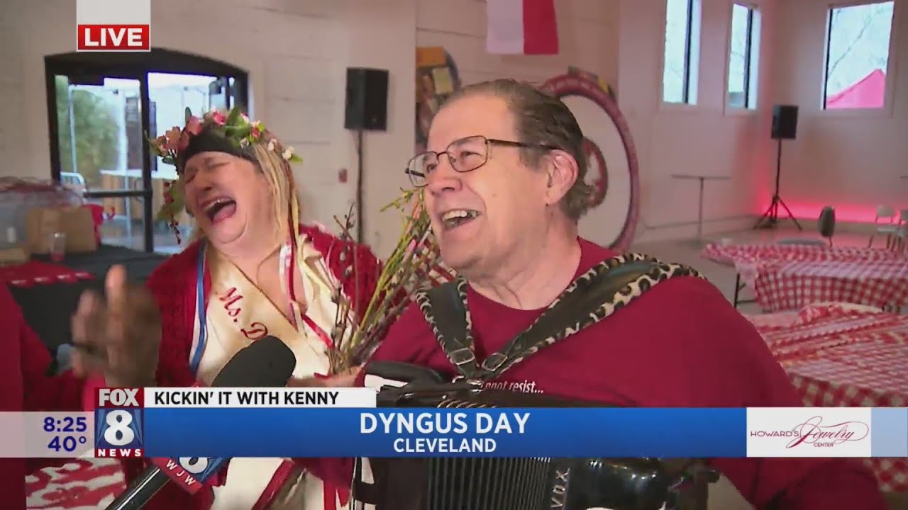 Kenny celebrates Dyngus Day in style - YouTube