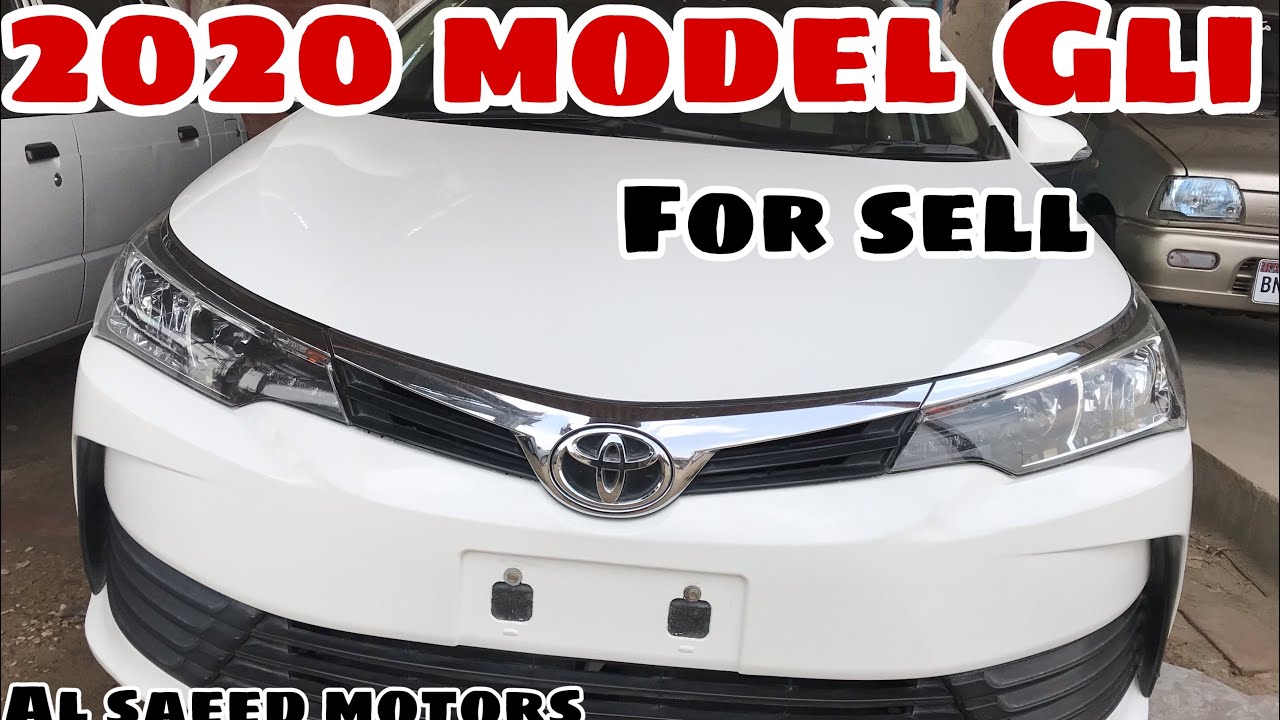 Toyota Corolla Gli /2020/ model For sell super white Edition b/b ...