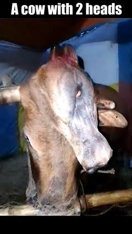 2 headed cow - YouTube