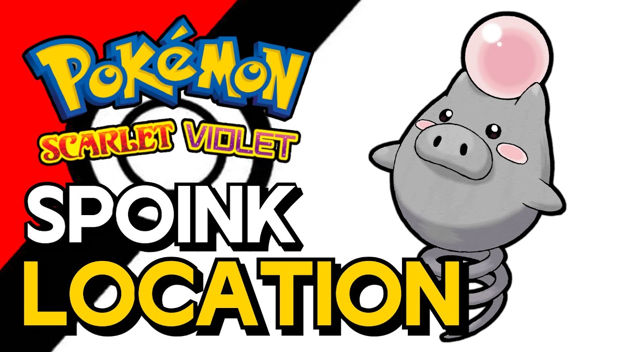 Pokemon Scarlet & Violet - Spoink Location - YouTube