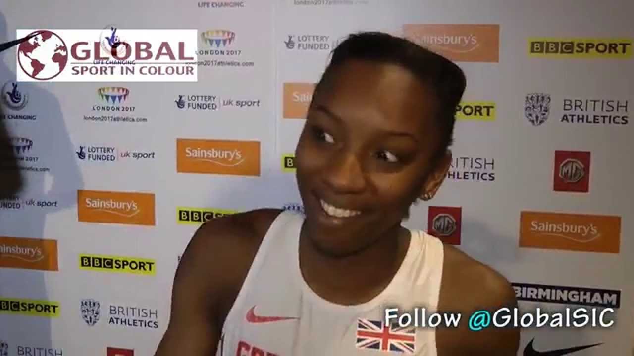 Bianca Williams post event interview - British Indoor Grand Prix 2015 ...