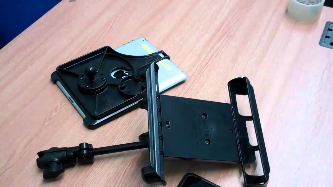 Assembly of an iPad Mounting for a Wheelchair - YouTube