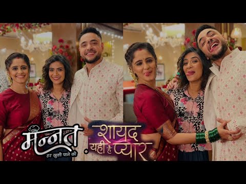 Mannat BTS: Aditi Dev Sharma Meets Adnan Khan & Ayesha To Promote Shayad Yahi Hai Pyaar 