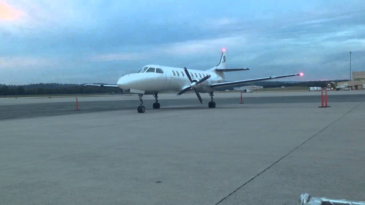 Fairchild Metro Engine Start - YouTube