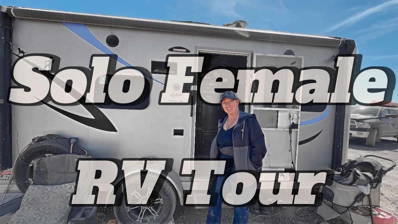 Solo Female RV Tour | Fulltime Traveler - YouTube