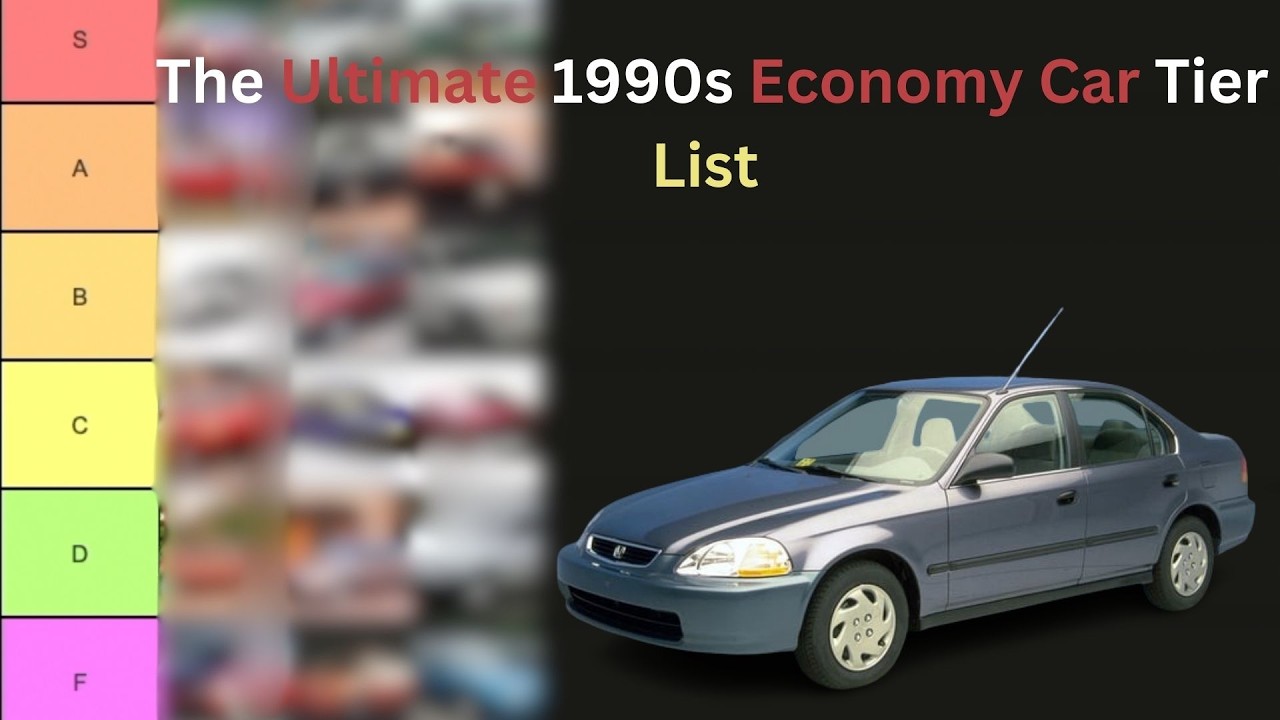 The Ultimate 1990s Economy Car Tier List - YouTube