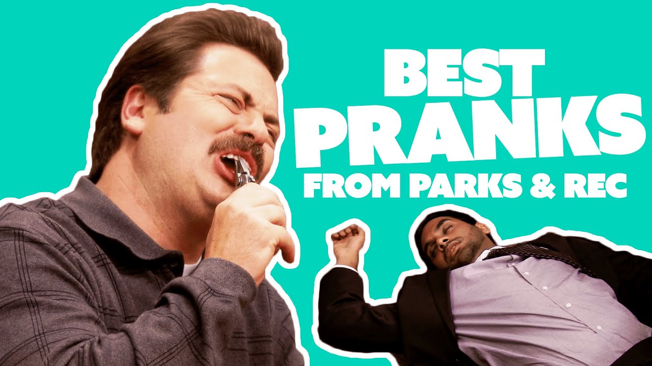 parks and recreation but it's just the pranks | Comedy Bites - YouTube