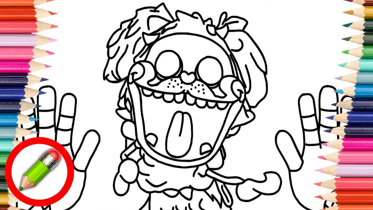 How to DRAW PJ PUG-A-PILLAR - Poppy Playtime Chapter 2 - YouTube