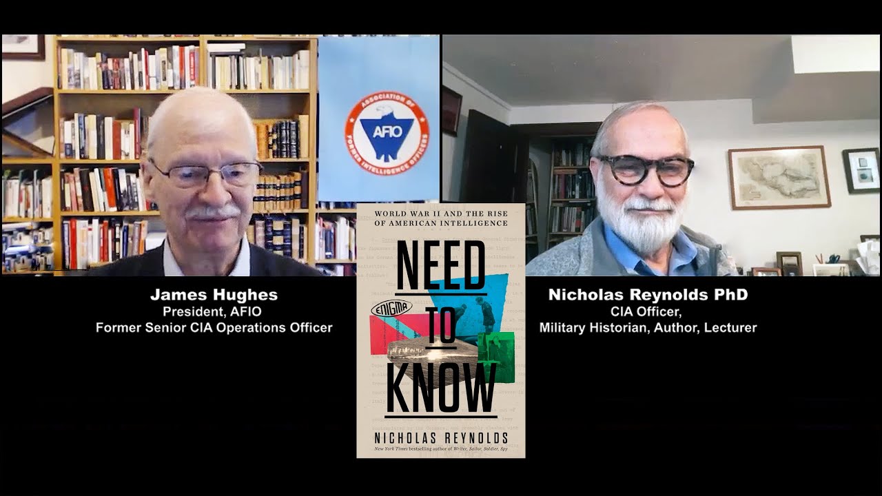 Nicholas Reynolds, CIA Officer, Military Historian, Author on WWII and ...