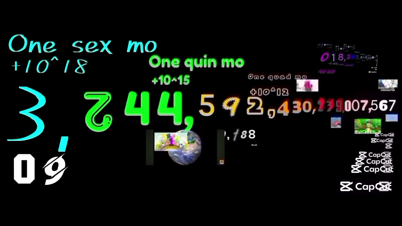 Dozenal Numbers 0 to 1 One sep mo with Sounds - YouTube