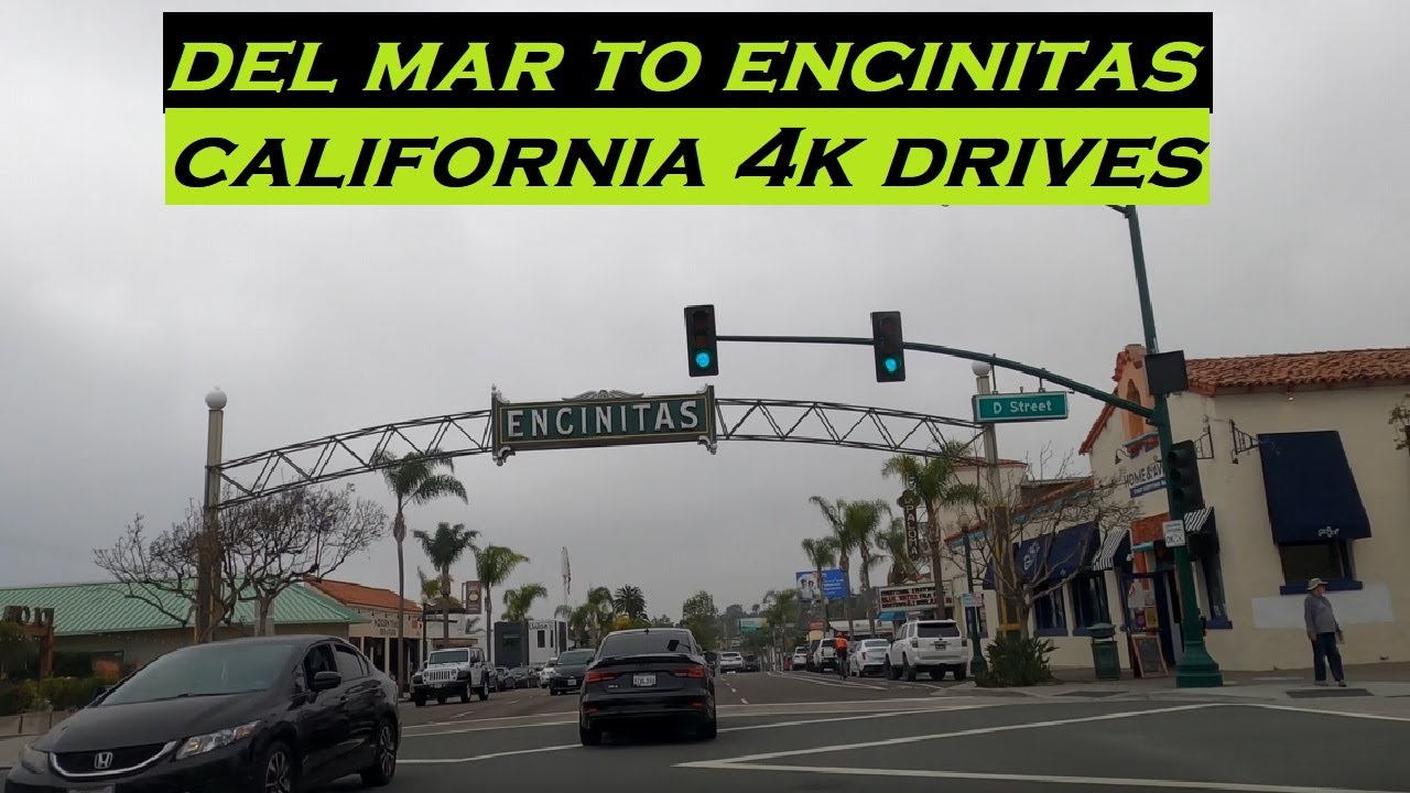 Del Mar to Encinitas | California 4k Drives - YouTube