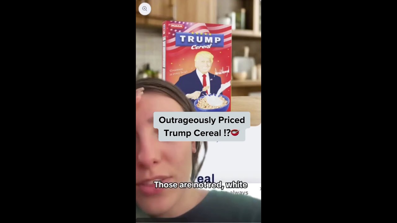 Outrageously Priced Trump Cereal ⁉️🥣 - YouTube