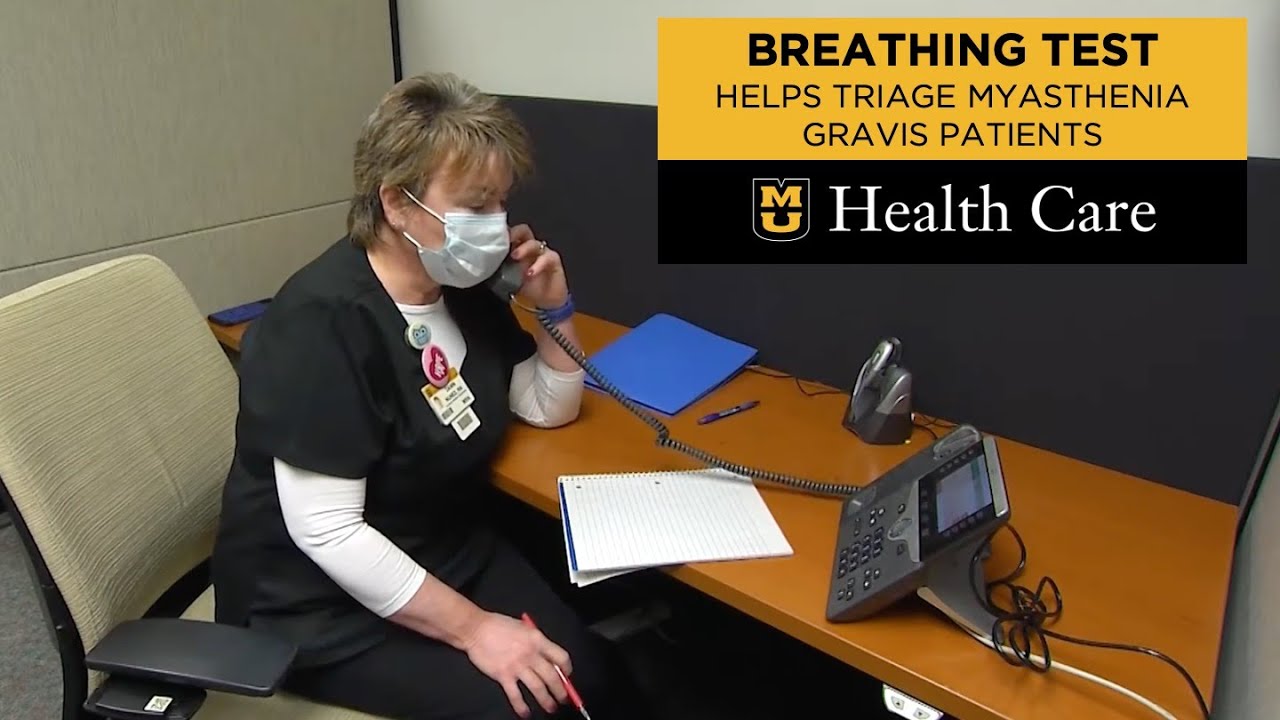 Breathing Test Over Telephone Can Help Triage Myasthenia Gravis ...