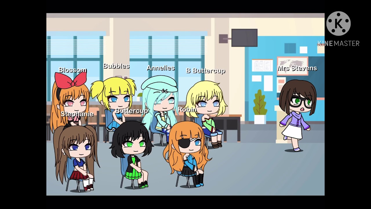 Blossom bubbles and Blondish buttercup throws a chair at robin ...
