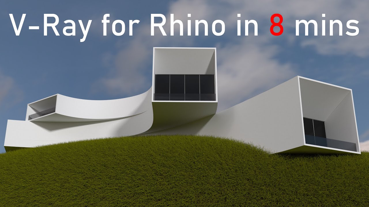 V-Ray for Rhino in 8 mins | Intro for Architects - YouTube