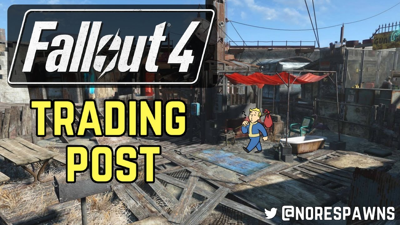Fallout 4 - Castle Trading Post - YouTube