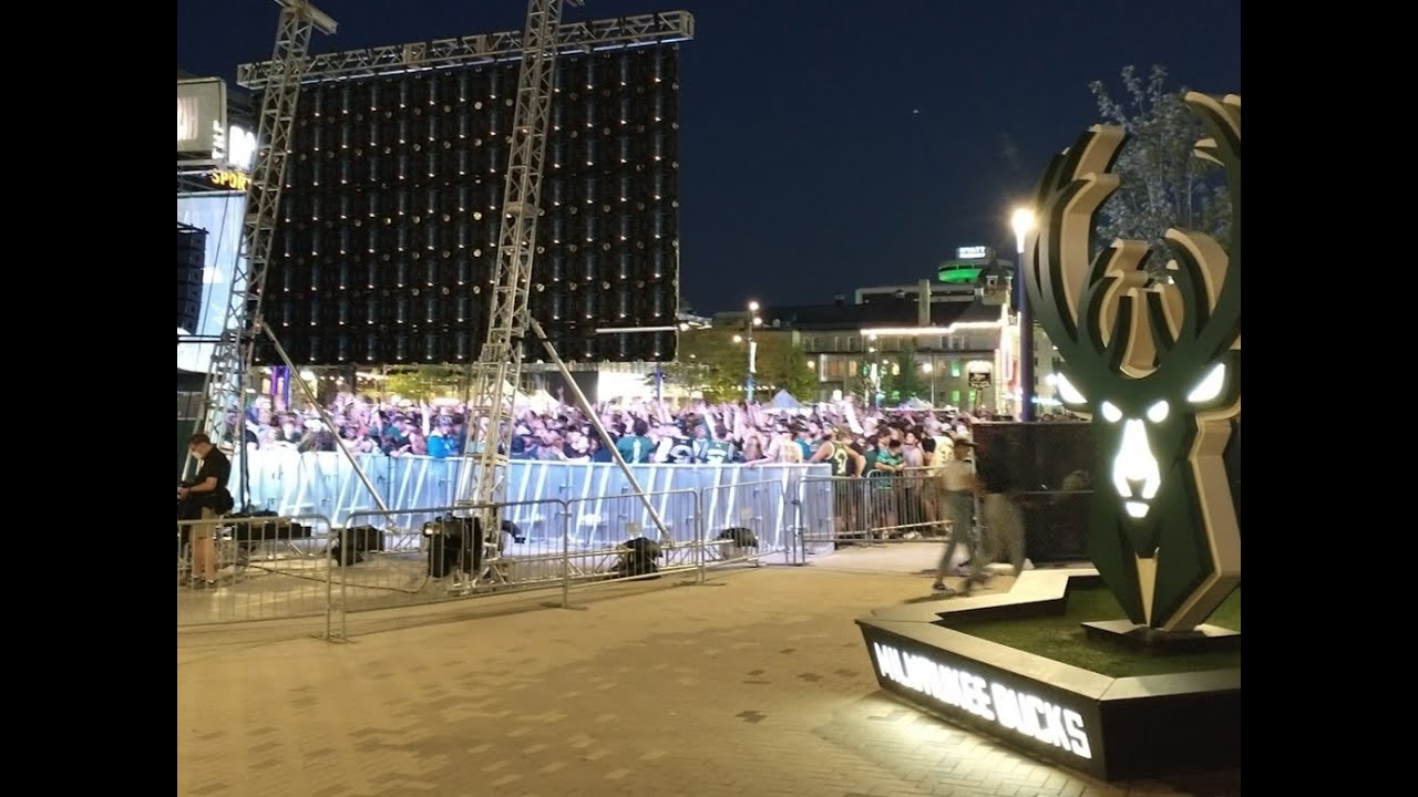 Milwaukee Bucks Deer District Walking Tour, Milwaukee, WI - YouTube