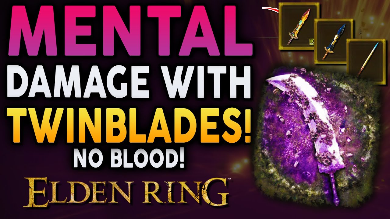Elden Ring - This Is SO OP With Twin Blades! Crag Blade Ash Of War ...