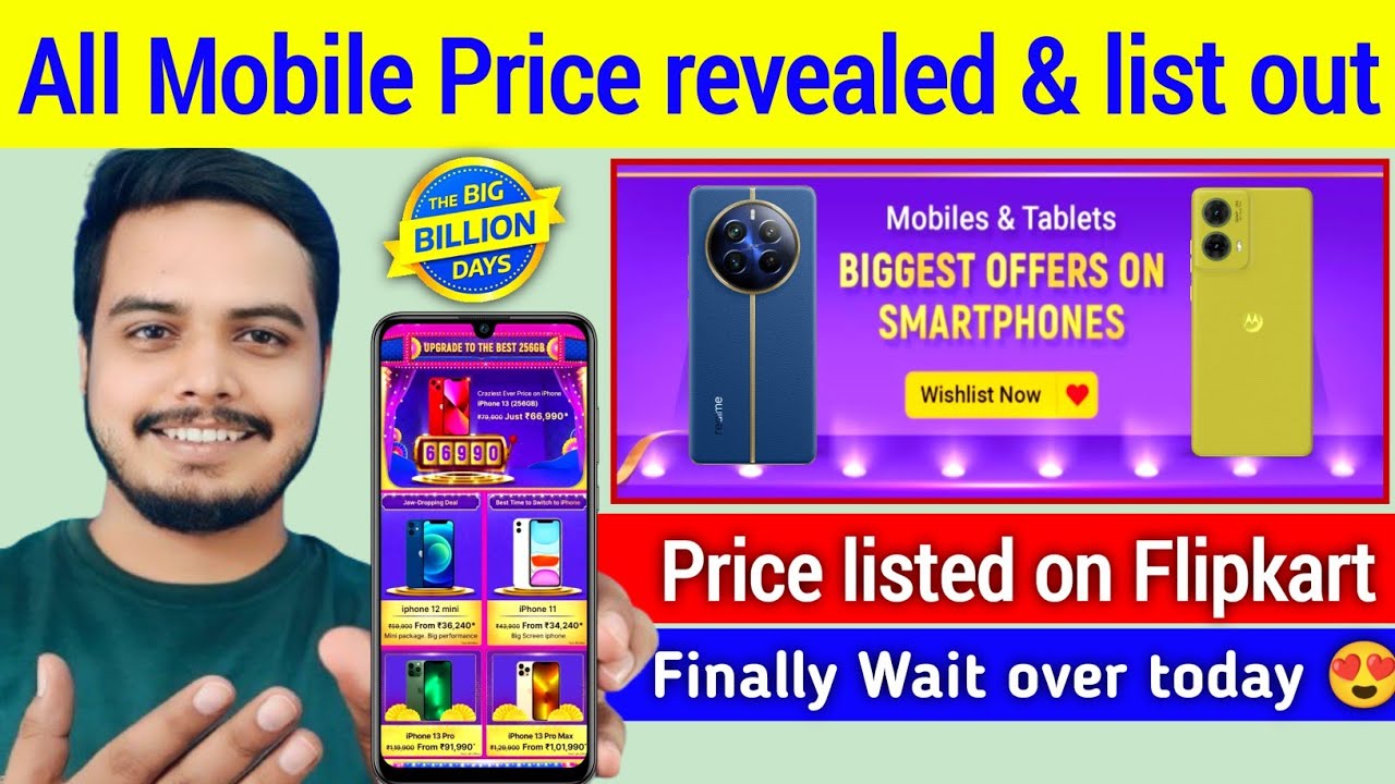 Flipkart big billion sale Mobile Price revealed & List out 🔥 | Price ...