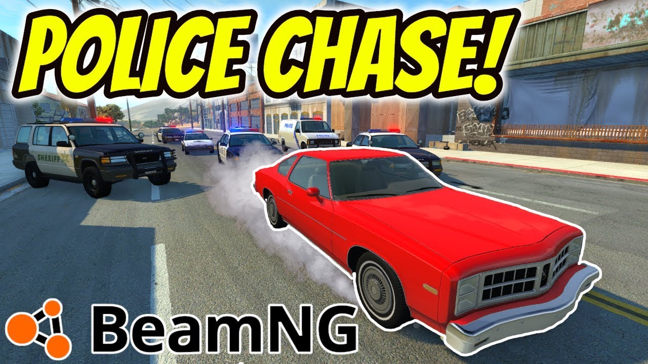 CRAZY POLICE CHASE In BeamNG Drive | BeamNG Drive Gameplay - YouTube