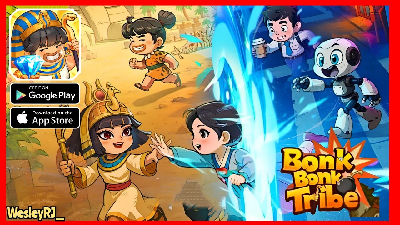 BONK BONK TRIBE | GAMEPLAY, CONSTRUÇÃO, BASE, EVOLUÇÃO, VIAJANDO PELAS ...