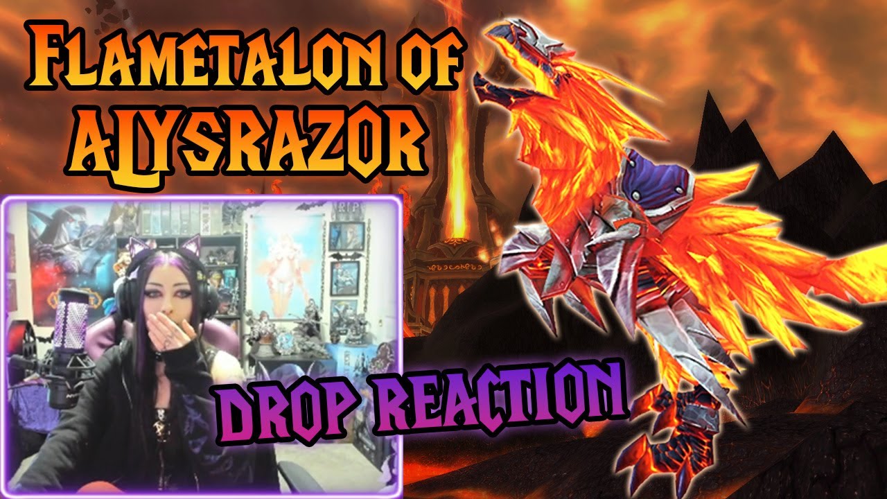 Flametalon of Alysrazor Mount Drop! 🔥 My Reaction Caught Live! - YouTube