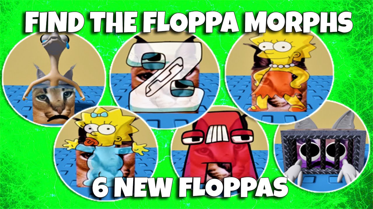 ROBLOX - Find The Floppa Morphs - 6 NEW Floppa Morphs [CARTOON MAP ...
