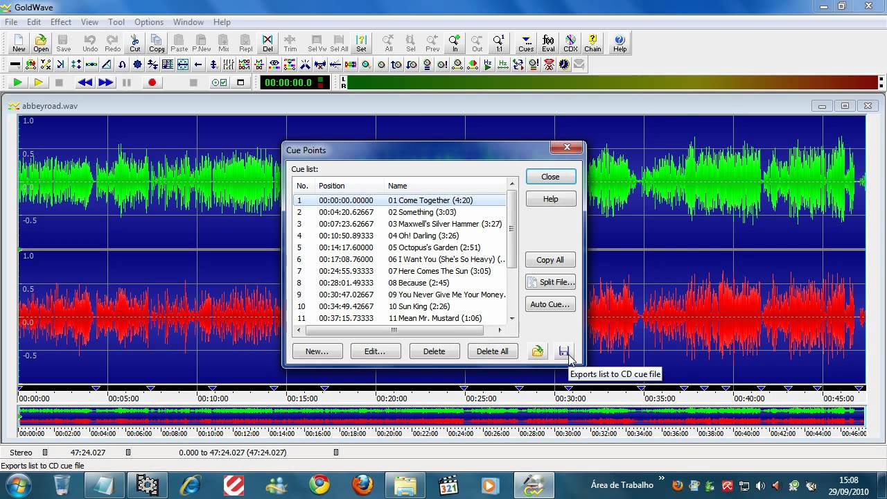 Ripar e Compactar Audio CD usando o Goldwave e Wavpack ( wav - wv ...