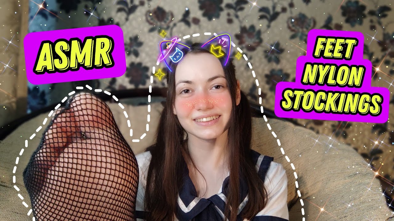 ASMR, feet, scratching, nylon #asmr #asmrsounds - YouTube