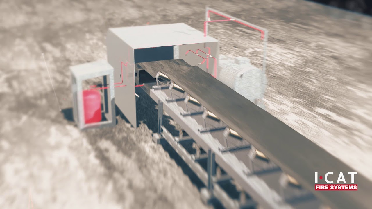 I-CAT | Conveyor Belt Suppression | Pinnsec - YouTube