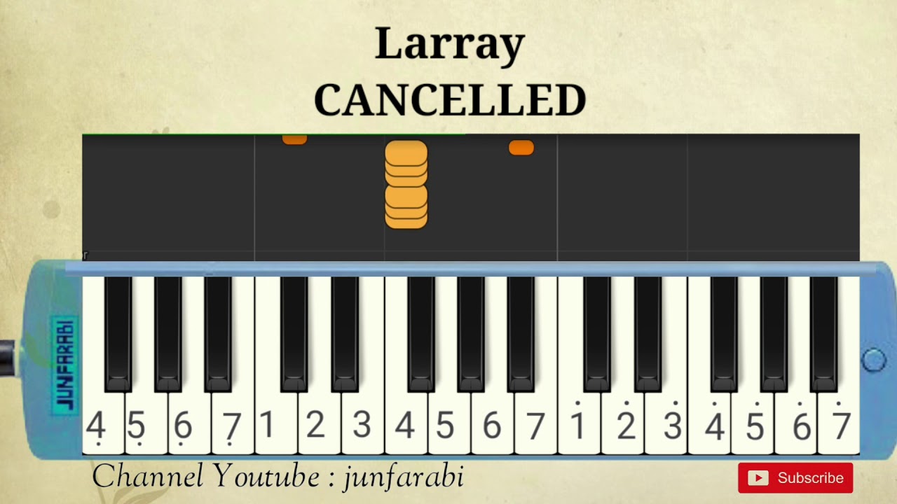 Larray - CANCELLED - melodika easy - YouTube