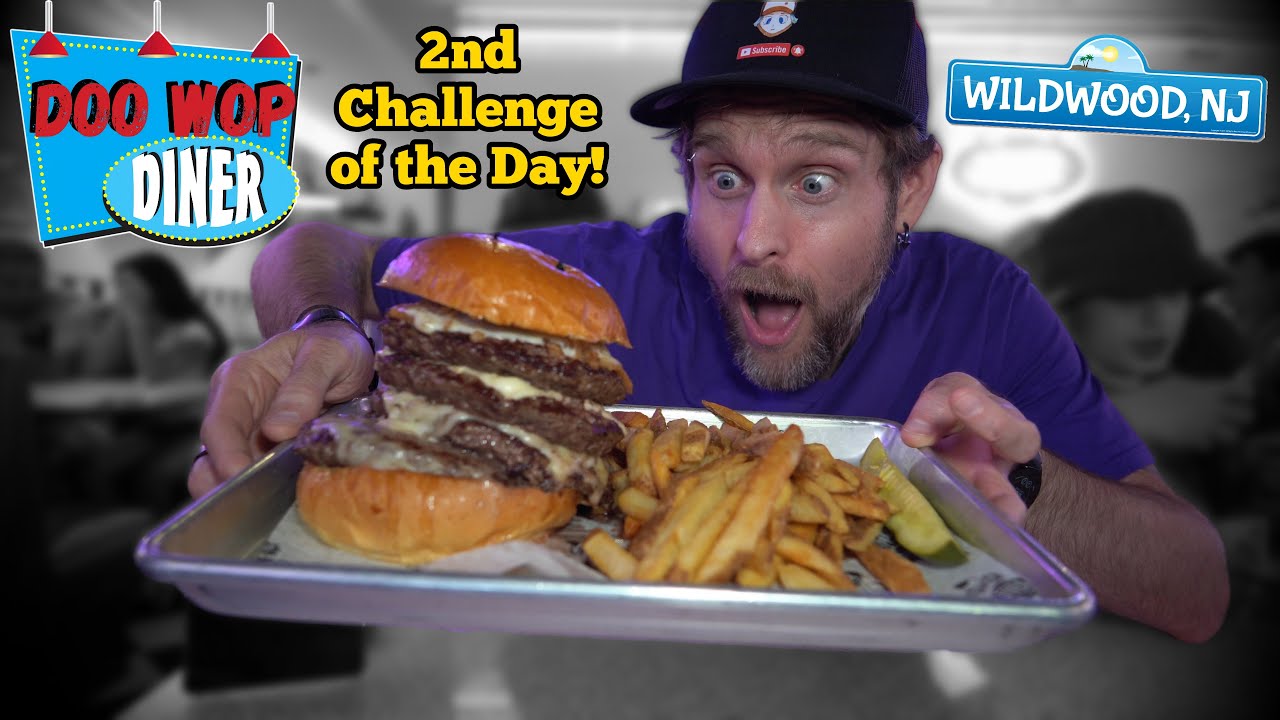 Episode 275: The Chubby Challenge at Doo Wop Diner | Wildwood, NJ - YouTube