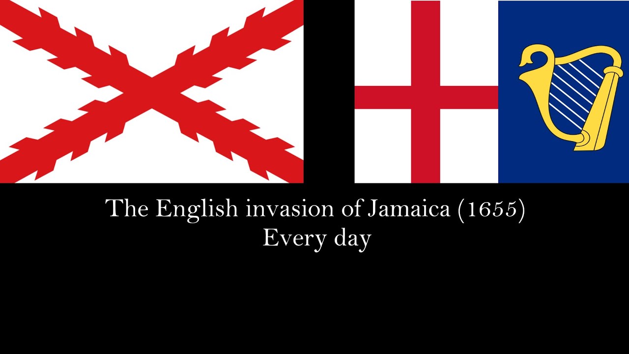 The English invasion of Jamaica (1655): every day - YouTube