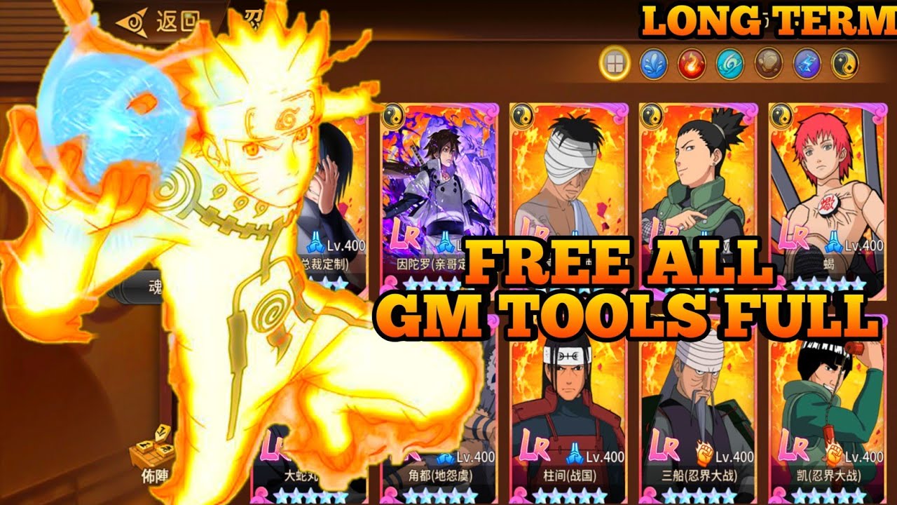Open Naruto Ninja War P-Server Free GM TOOLS FULL - Free All Ninja ...