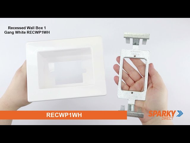 Single Gang Recessed Box