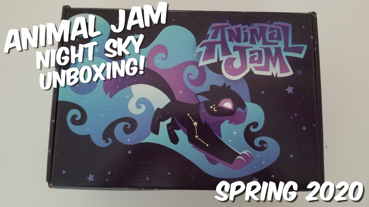 ANIMAL JAM NIGHT SKY BOX UNBOXING!!!! SPRING 2020 - YouTube