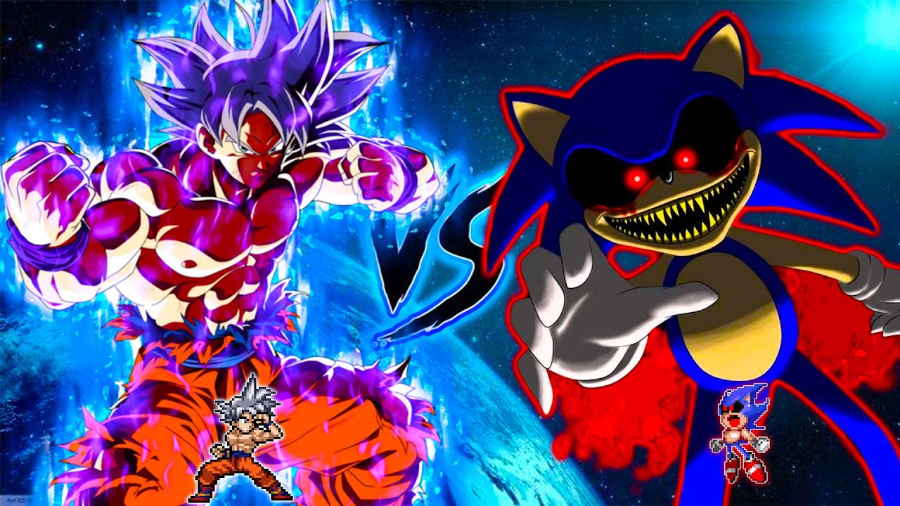 😯GOKU MUI 3.5 OP VS SONIC.EXE IN JUMP FORCE MUGEN - YouTube