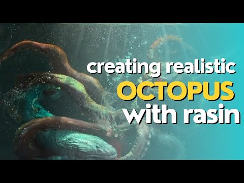 Rasin Art Octopus| Creating realistic art | clay art and rasin art ...