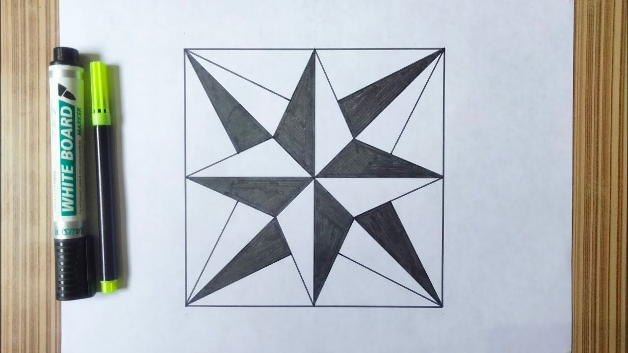 Geometric patterns drawing step by step ll Geometric charts drawing ...