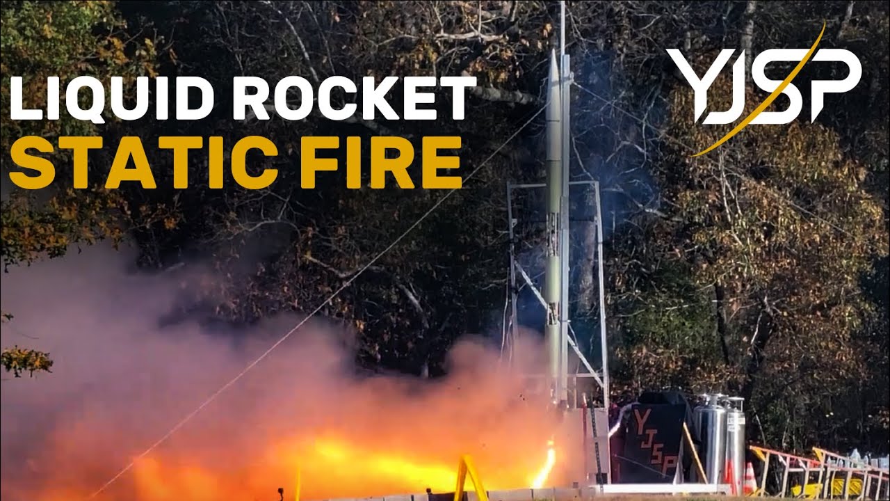 Firing a Liquid Rocket on a Farm | GoldiLOX Static Fire - YouTube