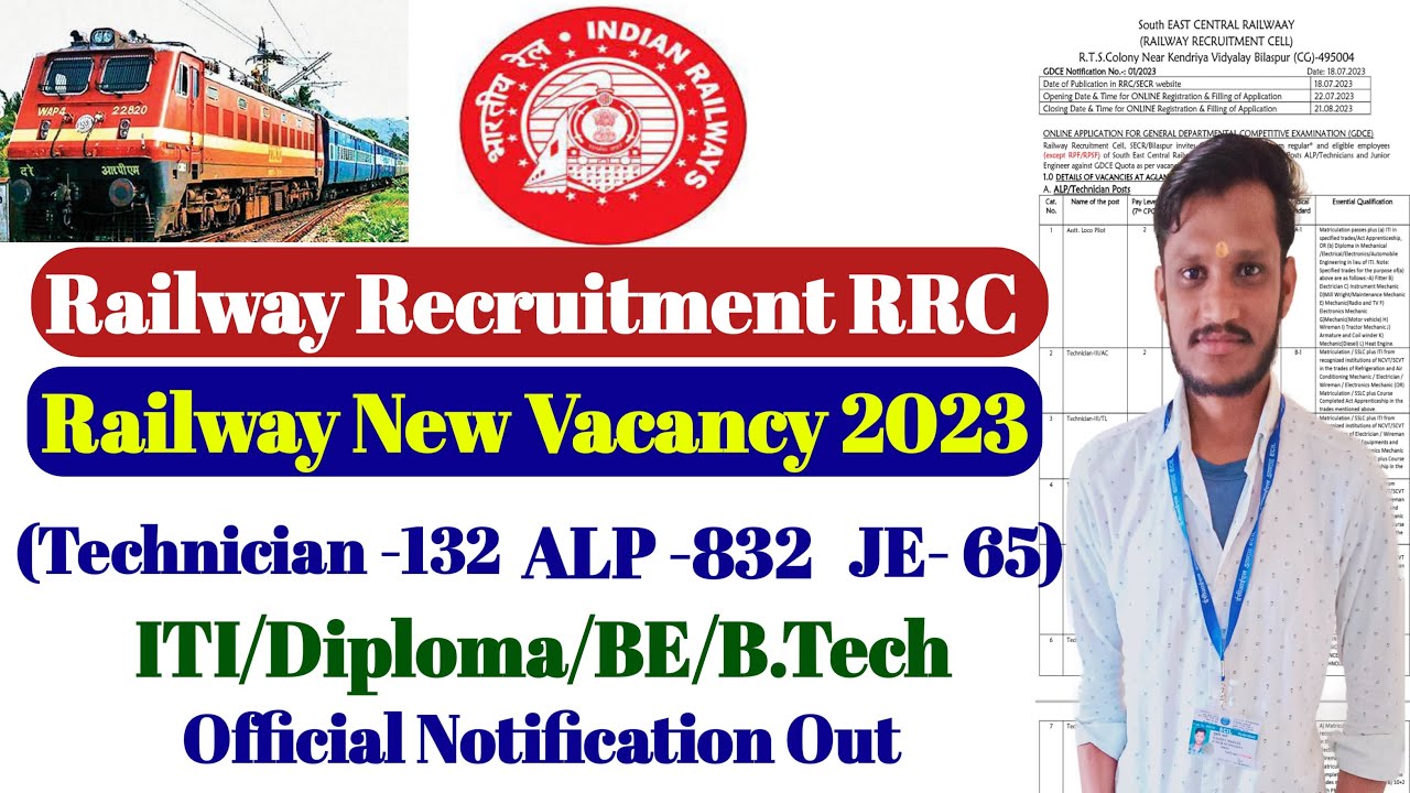 Railway Recruitment | Official Notification Out 2023 | ALP/Technician ...